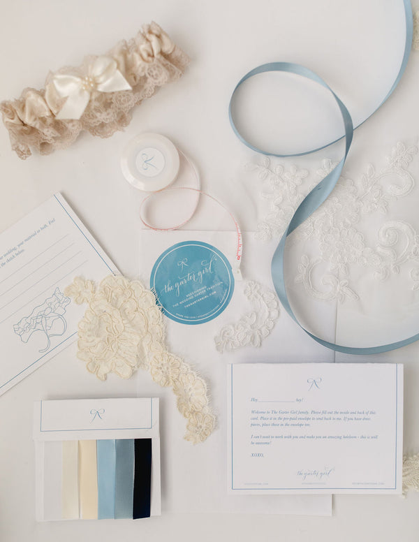 Wedding Garter Size Fit Kits | How To Measure For Bridal Garter