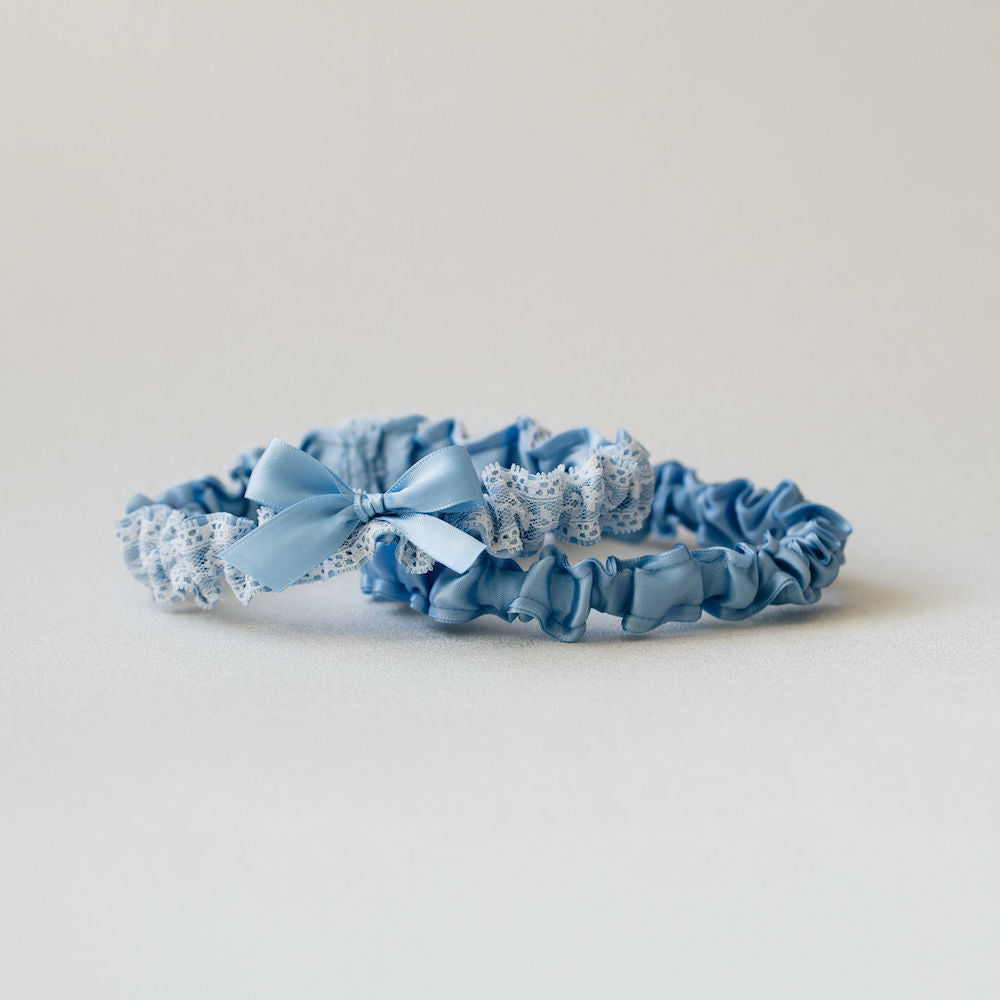Light Blue Wedding Garter Set | Blue Garter For Bride