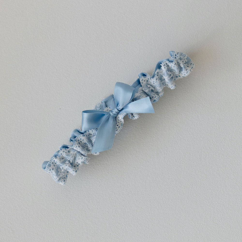Light Blue Wedding Garter Set | Blue Garter For Bride