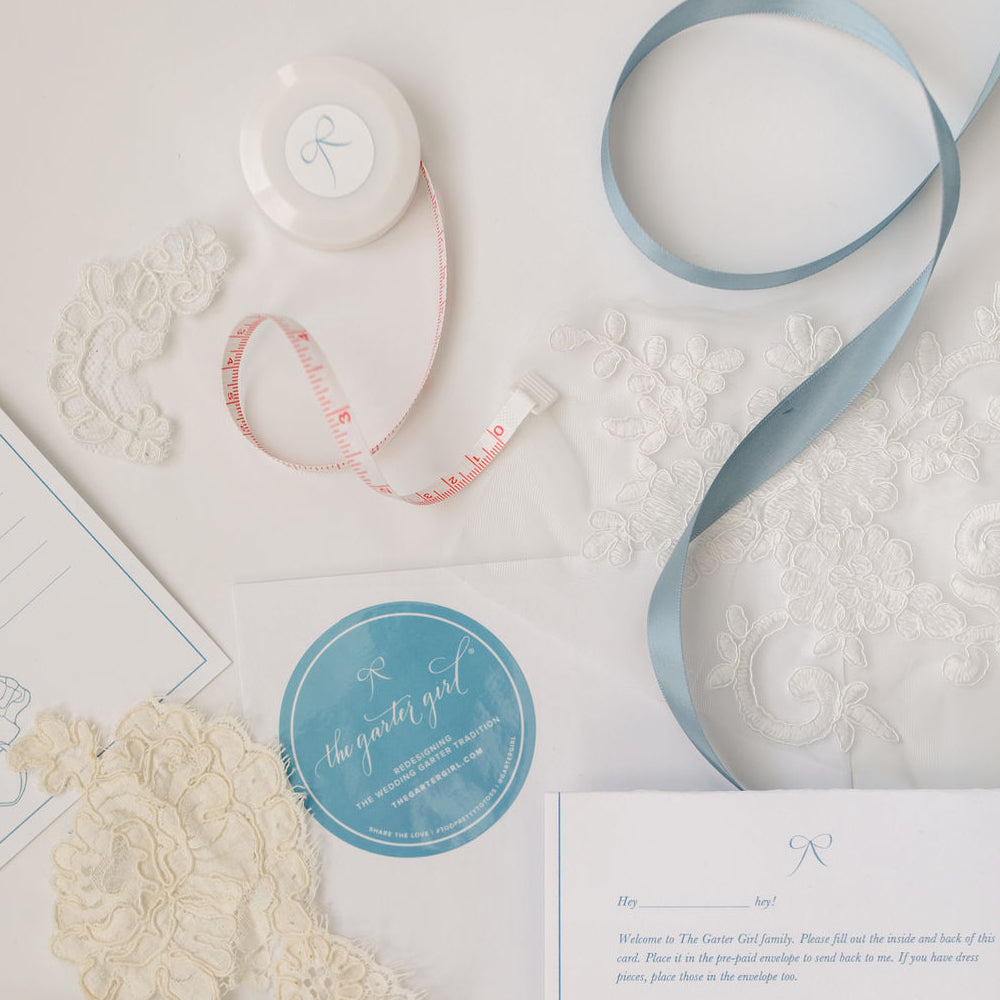 Wedding Garter Custom Size Kit | Perfect Fit Garter The Garter Girl
