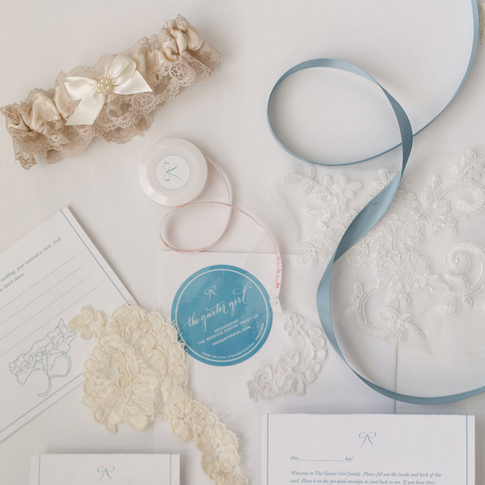 Wedding Garter Custom Size Kit | Perfect Fit Garter The Garter Girl